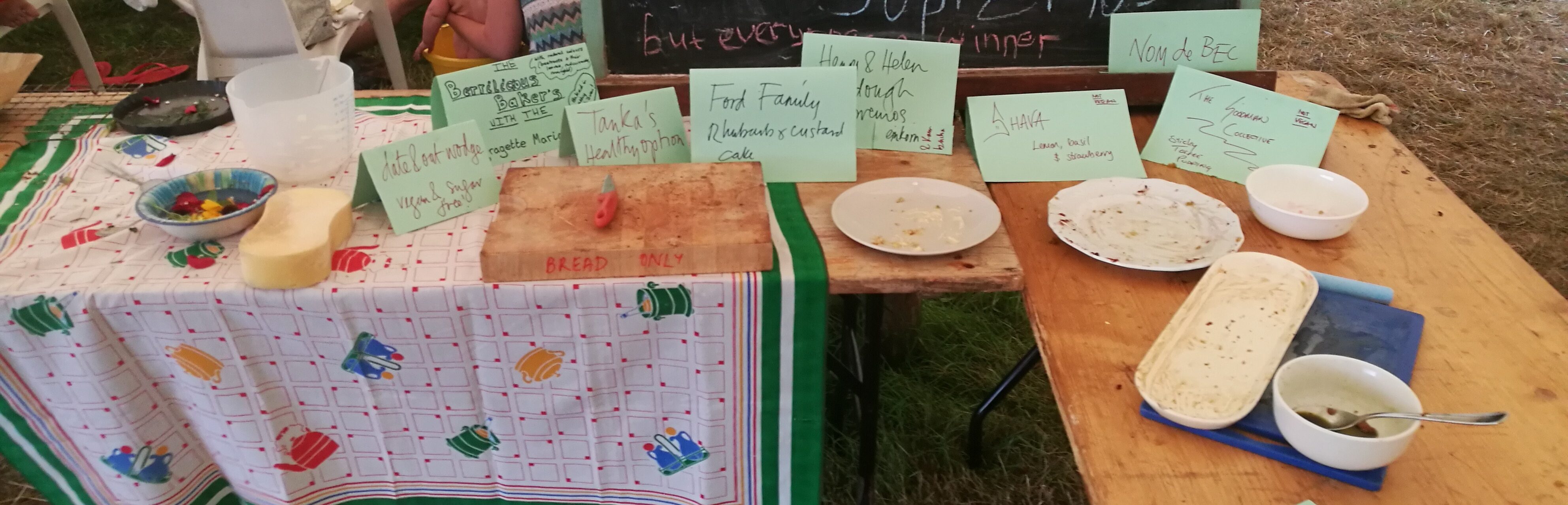 Team Bake-off and Baking area - Radical Bakers Gathering